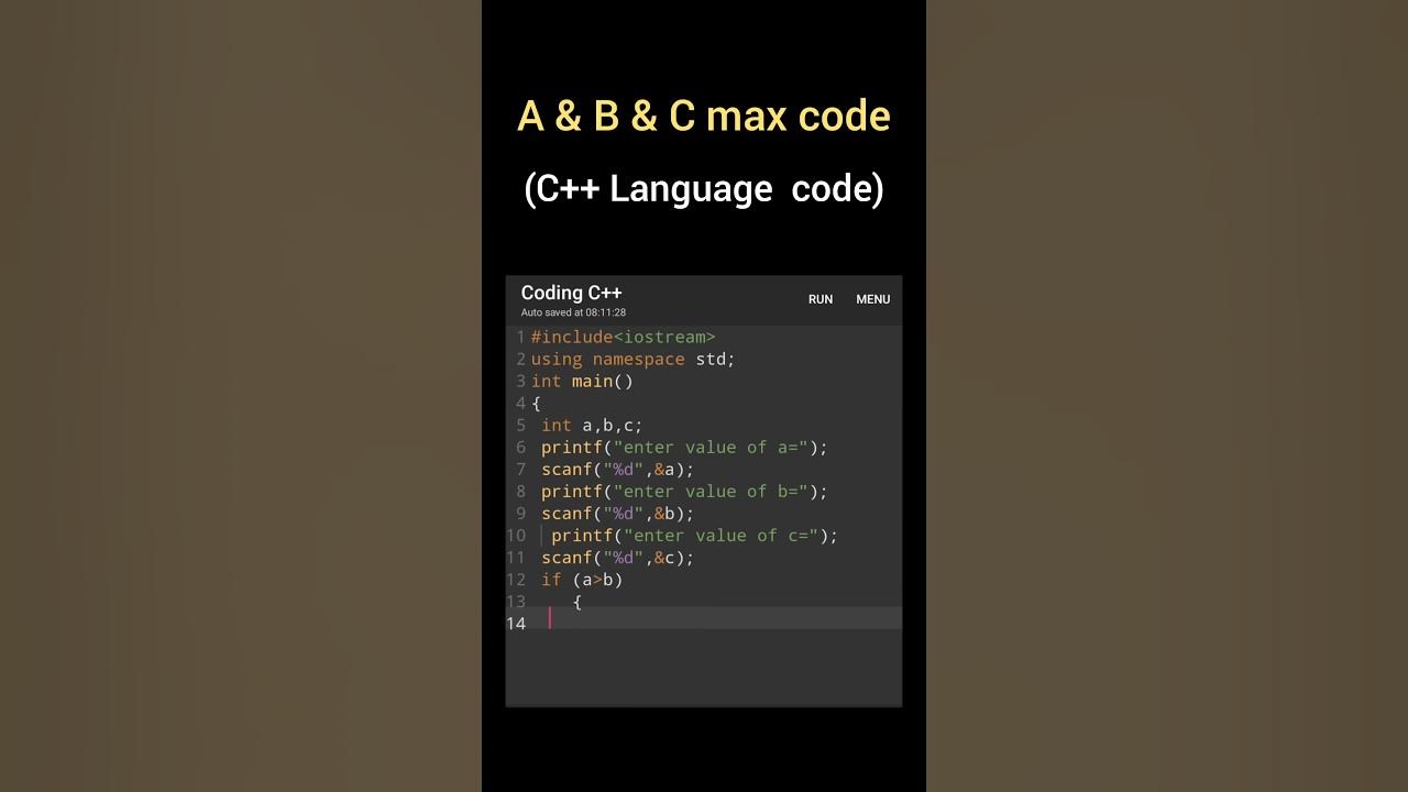 a&b&c max in c plus plus,c and c plus plus,c plus plus concepts,programming c #coding #news # ...