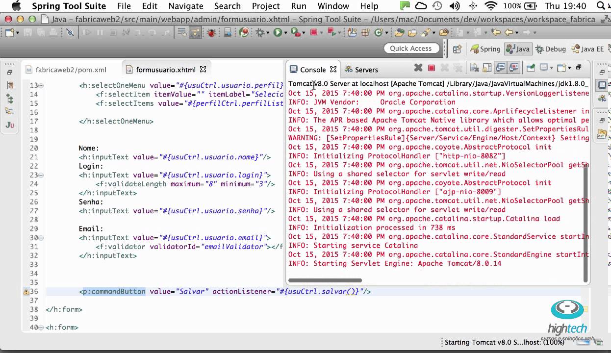 Java Web Frameworks Aula 13 - YouTube