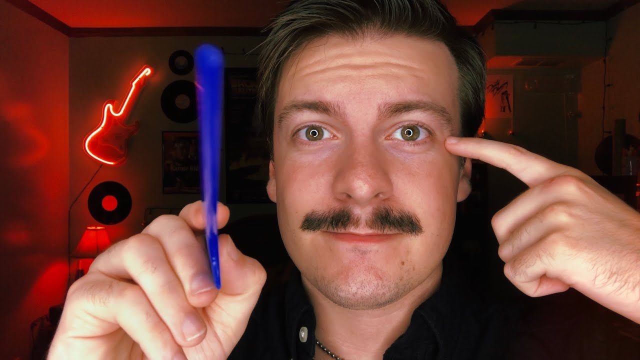 [ASMR] Tapping on Your Facial Features | Visual ASMR Triggers | RV - YouTube