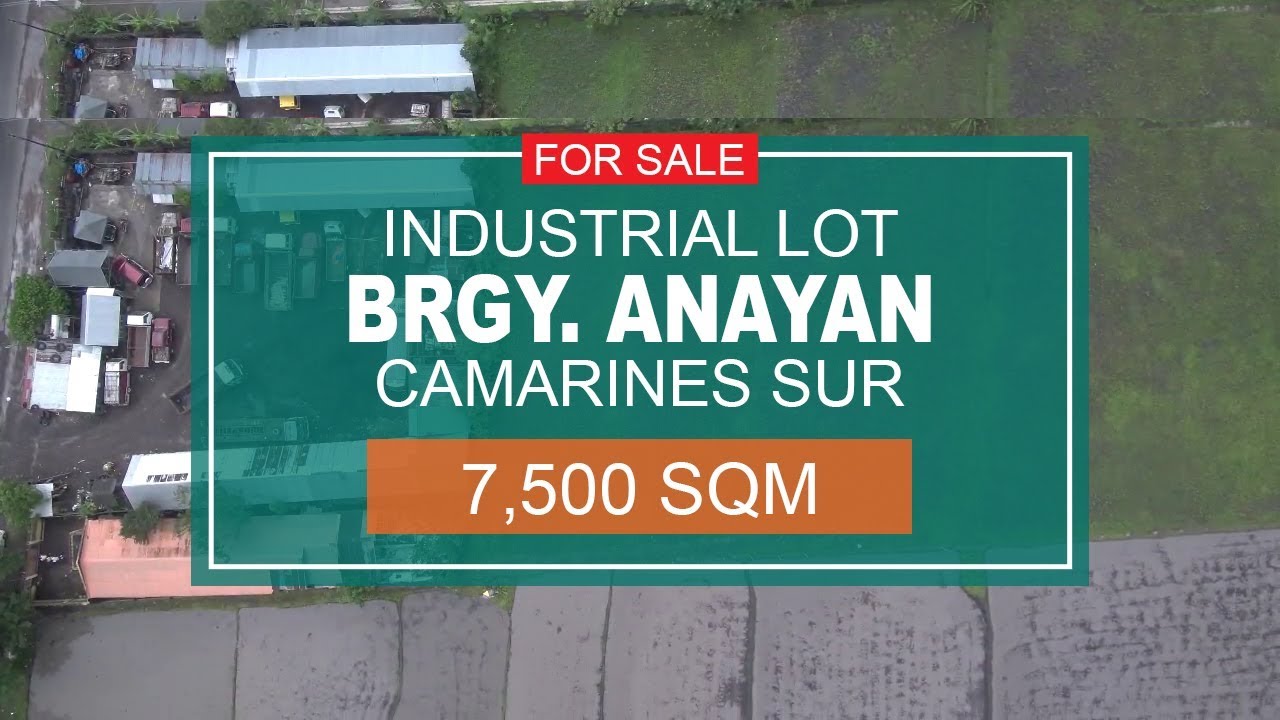 ** SOLD ** Industrial Lot For Sale in Brgy. Anayan, Pili, Camarines Sur ...