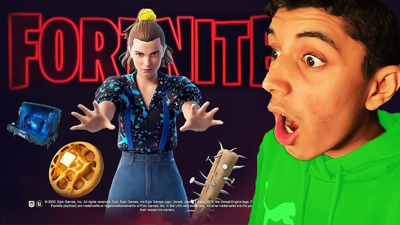 NEW ELEVEN Skin Gameplay in Fortnite | Stranger Things Bundle - YouTube