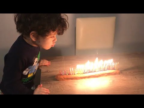 Kinetik kumla oyun ~ Mum üfleme videosu 🕯 🕯 🕯 🕯 | çocuk oyunları izle