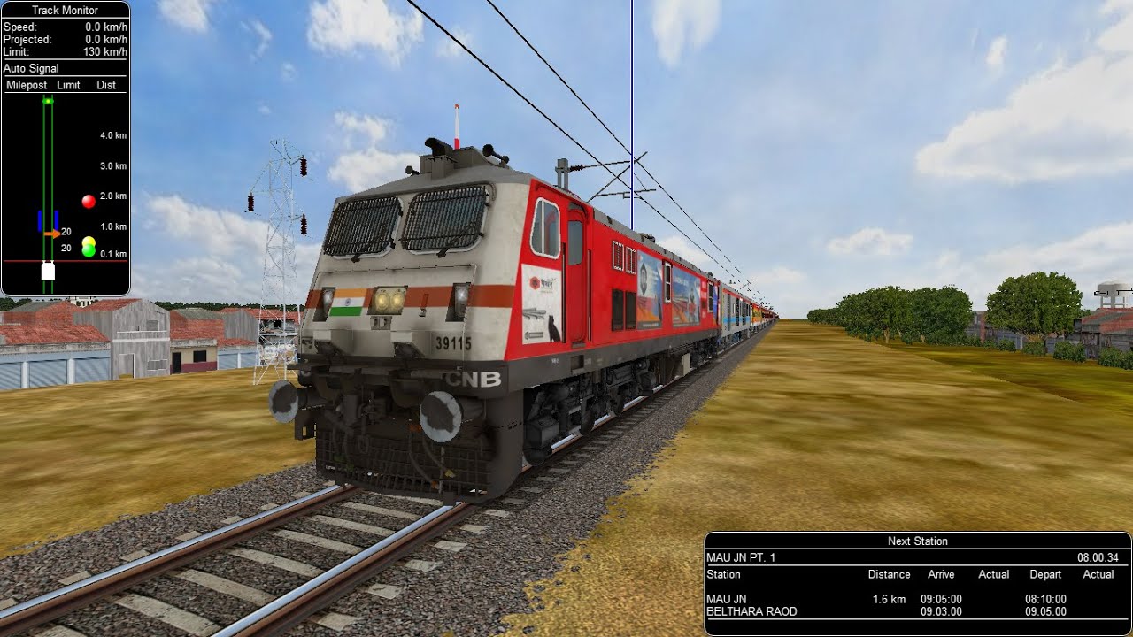 MSTS LIVE SER V7 ROUTE HIGH GRAPHIC ROUTE OPEN RAILS - YouTube