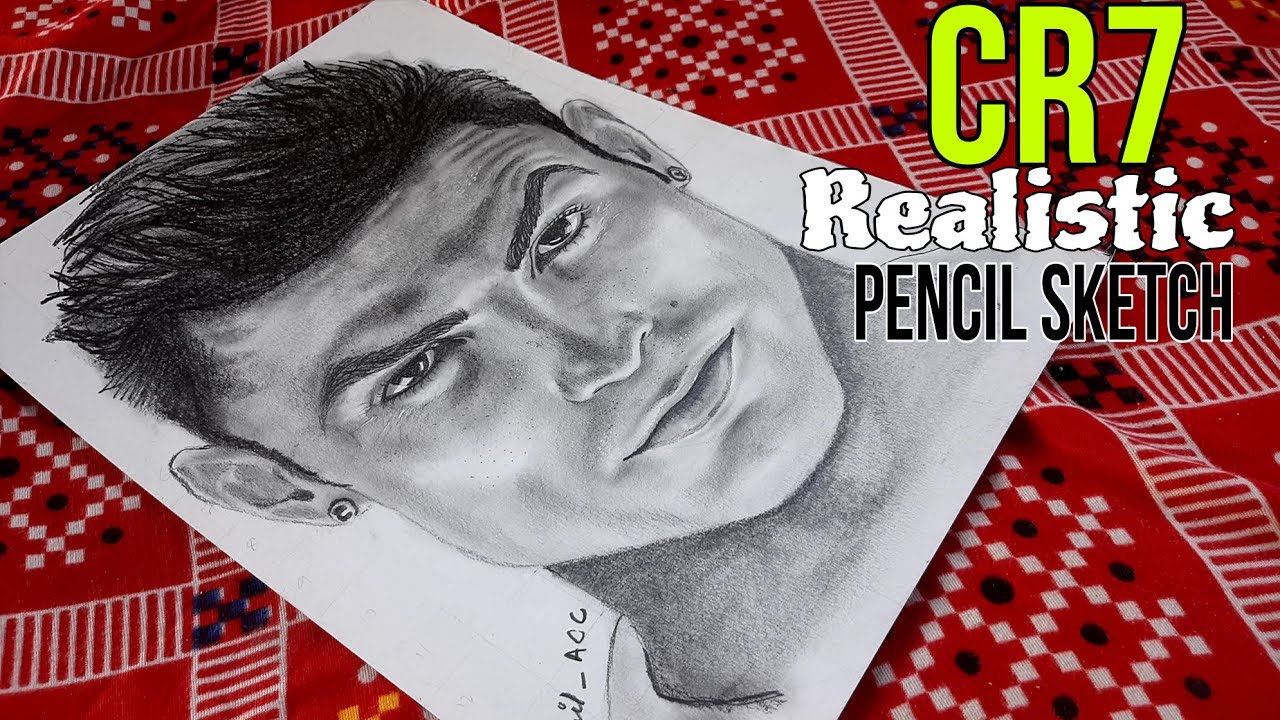 #cr7 #cristianoronaldo #realistic #pencilsketch #trending #drawing #art ...