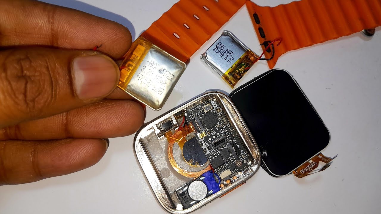 Smart watch dissemble & assemble || smart watch battery replacement ...