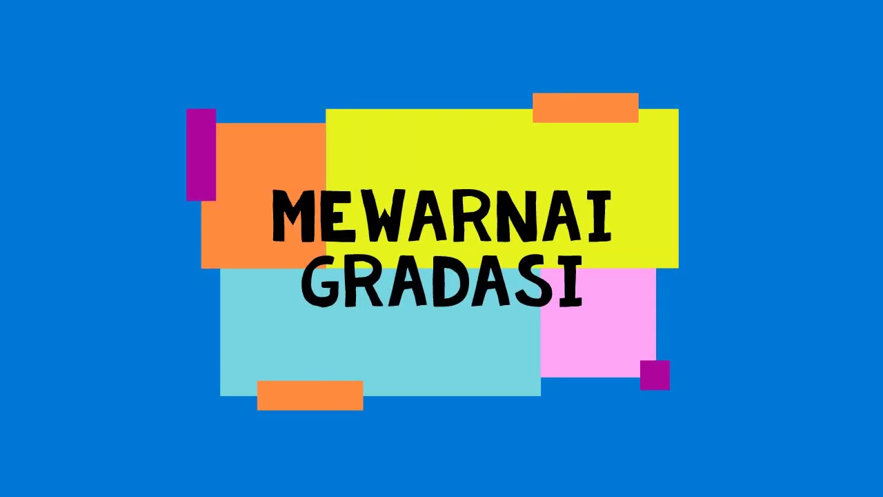 MEWARNAI SHAPES & GRADASI - YouTube