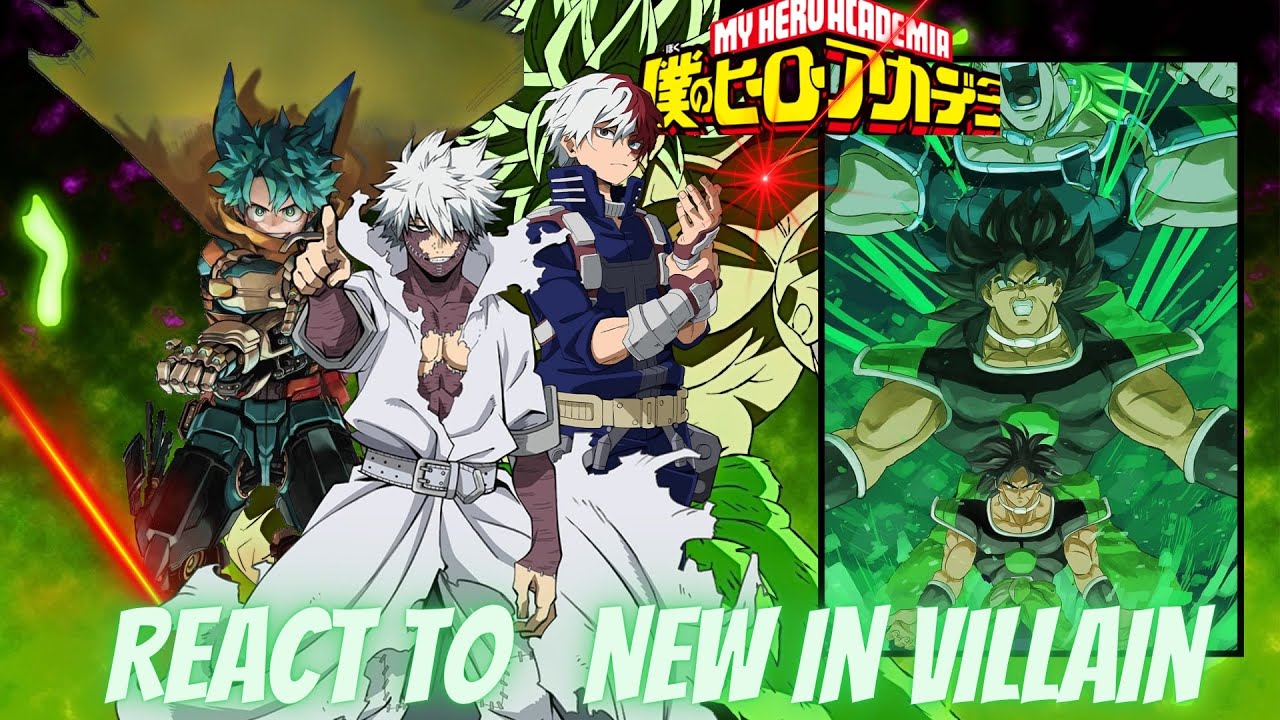 𝙋𝙧𝙤 𝙝𝙚𝙧𝙤𝙚𝙨 𝙧𝙚𝙖𝙘𝙩 𝙩𝙤 broly | super saiyan goku | dragonball | MHA BNHA ...