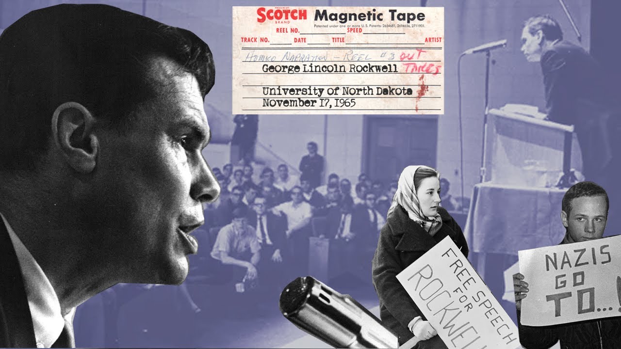 Lost Tapes | George Lincoln Rockwell, Grand Forks (1965) - YouTube