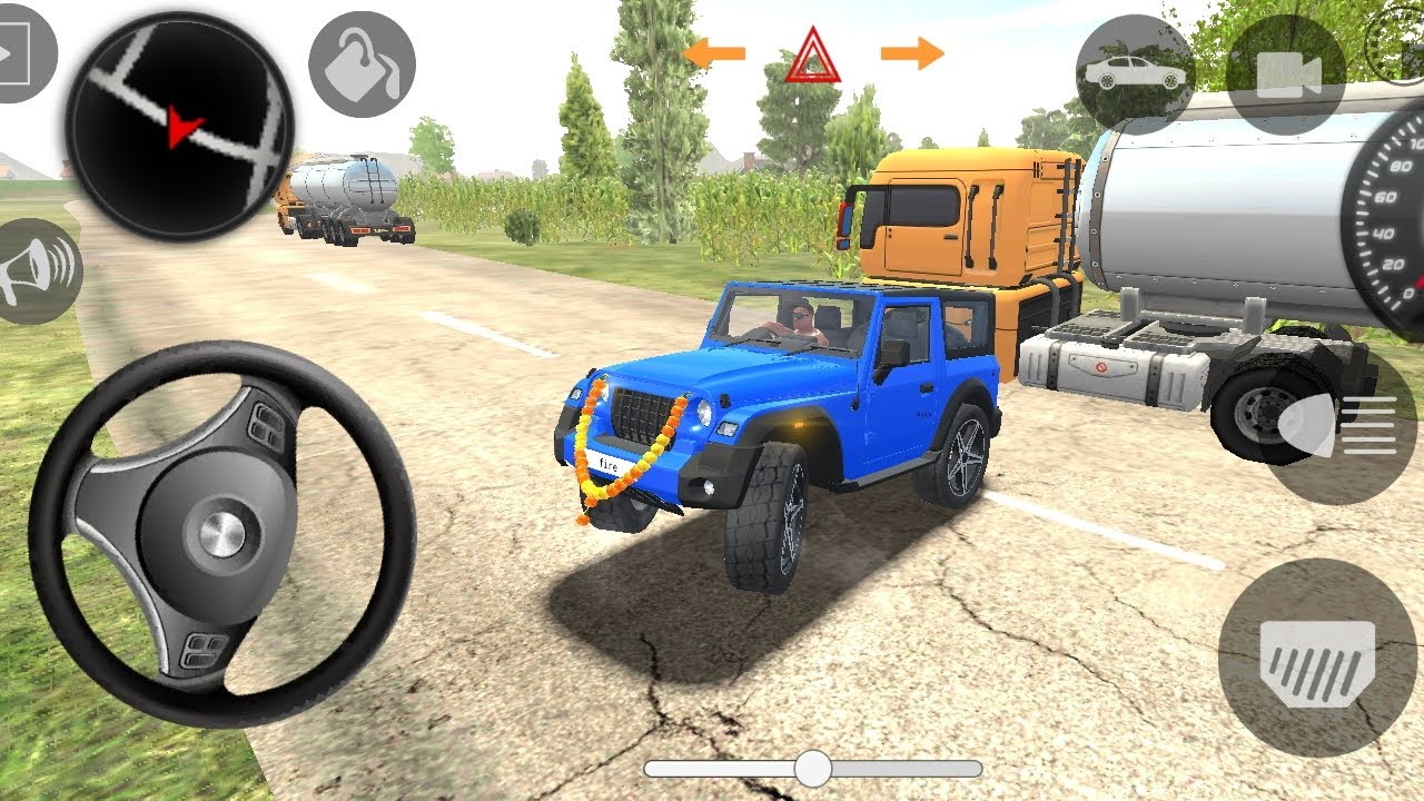 blue mahindra thar driving || expert jatt || indian cars simulator 3d ...