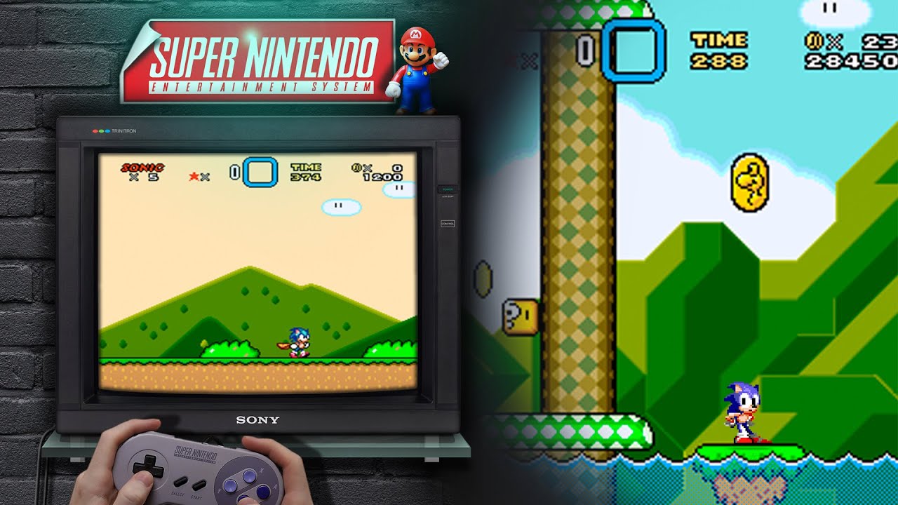 🔴 Live - Super Sonic World ( SNES ) - YouTube