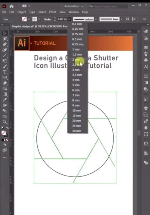 Camera Shutter Logo - Adobe Illustrator Part 12 #design #rainbow # ...
