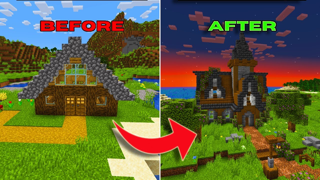 Tips to Transform Your Minecraft Base (House Edition) - YouTube