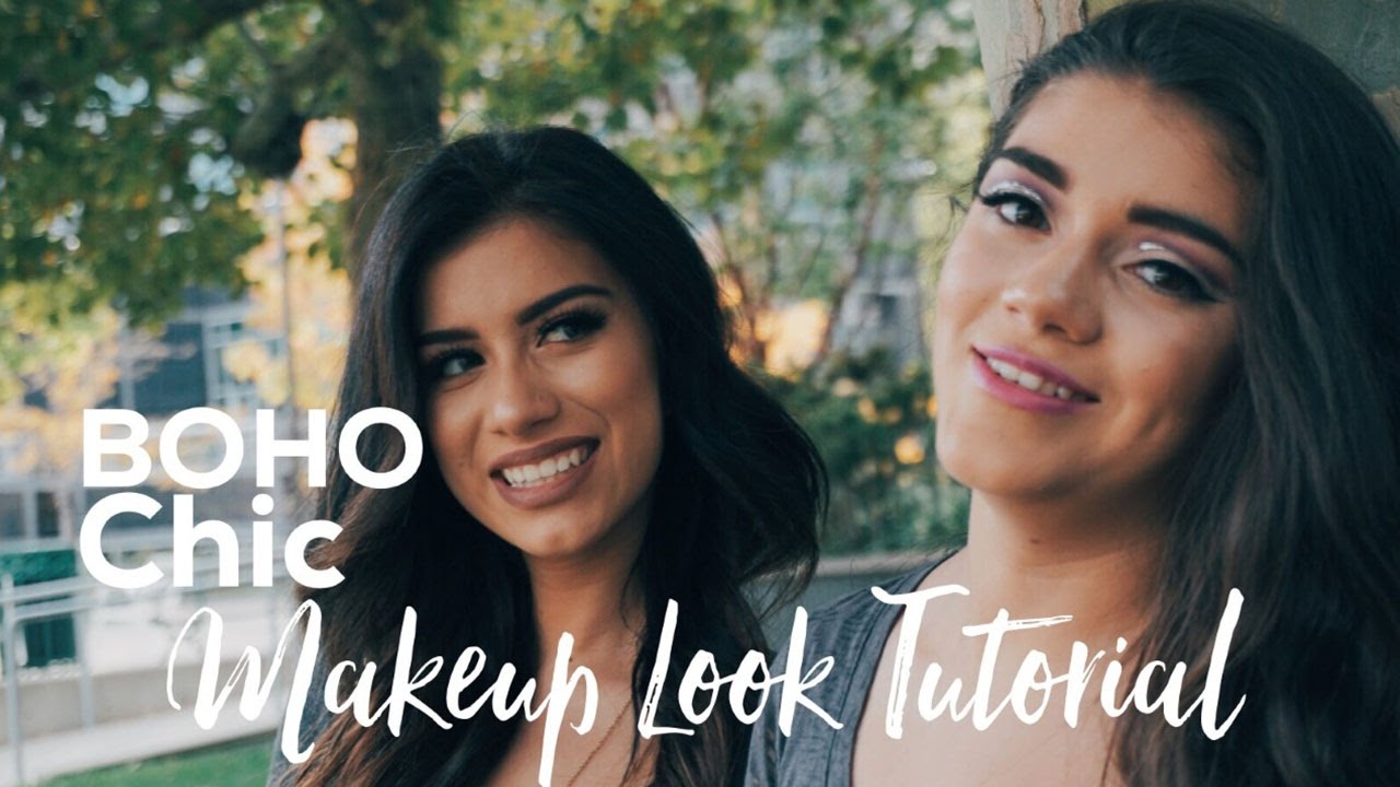 Boho Chic Makeup Look - YouTube