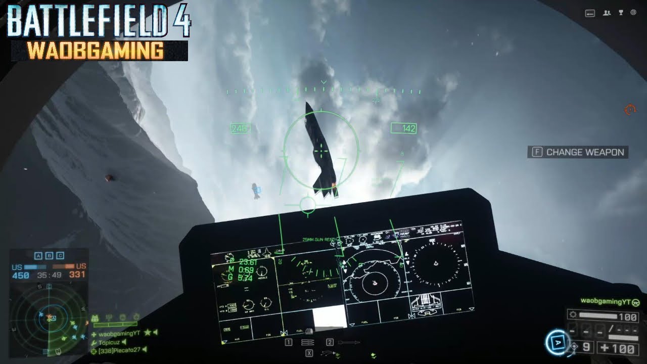 First Person F35 - Battlefield 4 Gameplay (No commentary) - YouTube