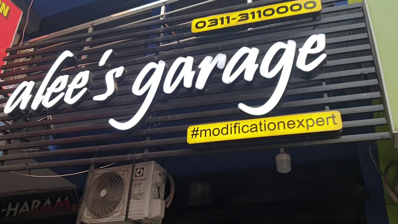 Alee's garage Multan vlog - YouTube
