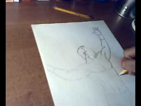 How to draw Randy Orton - YouTube