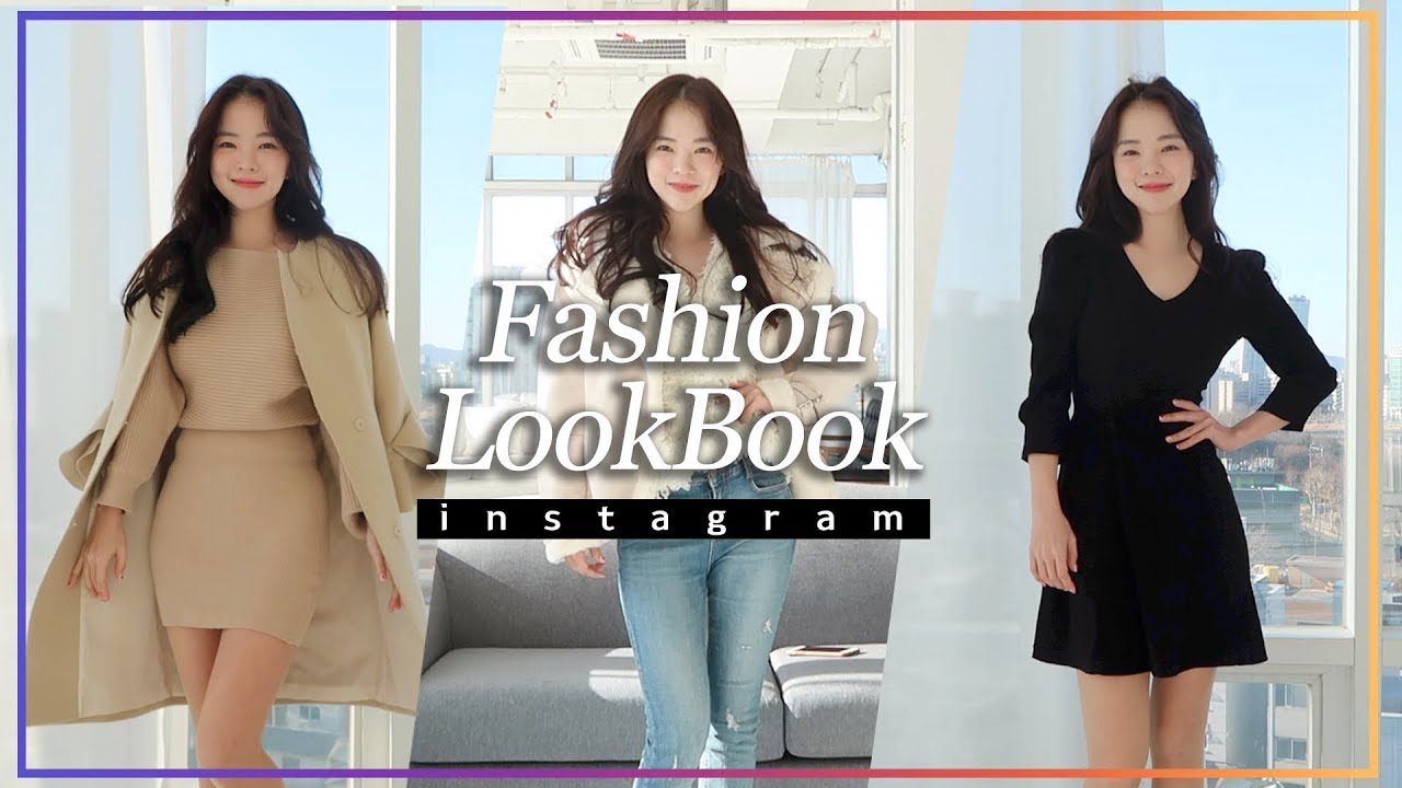 [Eng] 인스타그램📷 패션룩북 Instagram Fashion Lookbook - YouTube