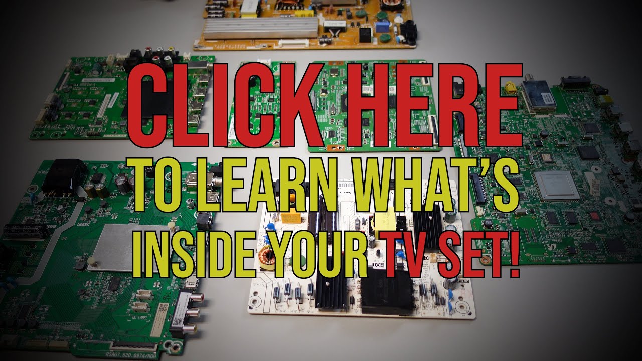 Learn what's inside your TV set. - YouTube