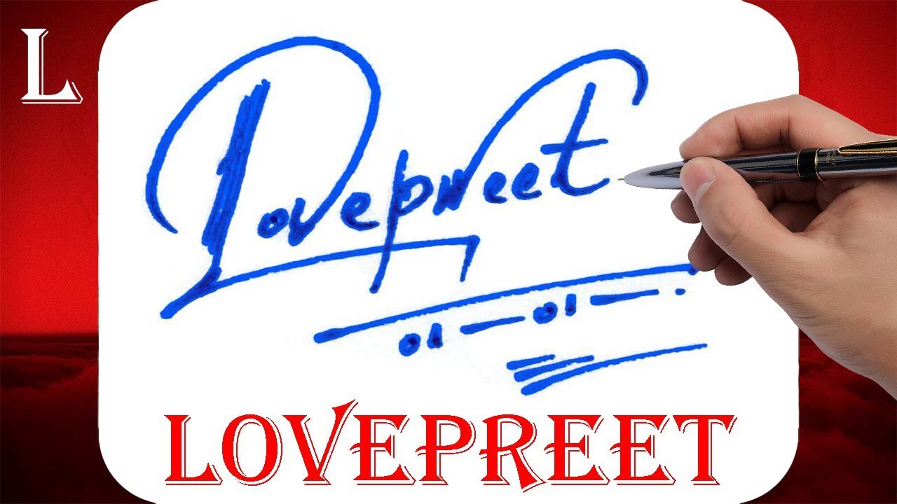 Love Preet Name