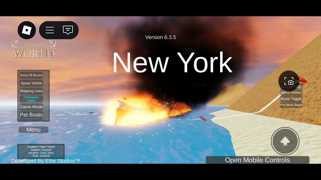 SS Rex Ship Sinking - YouTube