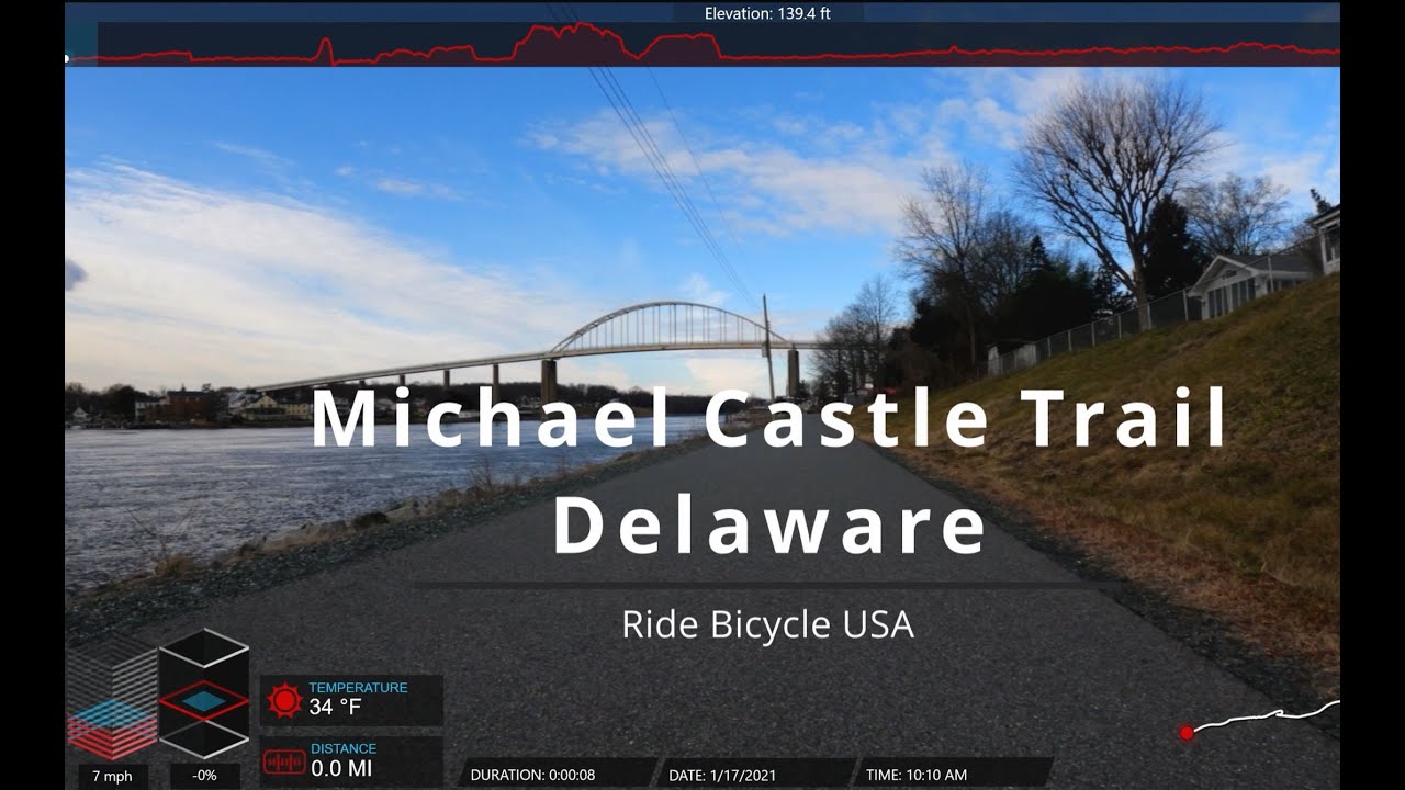 Michael Castle Trail, Delaware E-trike ride [2K 60fps] - YouTube