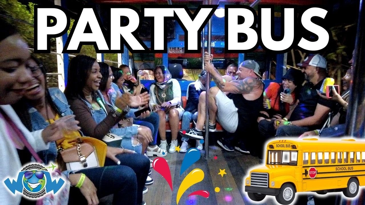 Colombian Party Bus! Medellin La 70 🇨🇴 - YouTube