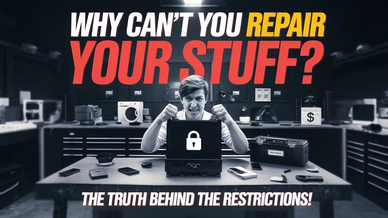 Why Are Companies Making It Impossible to Repair Your Stuff? - YouTube