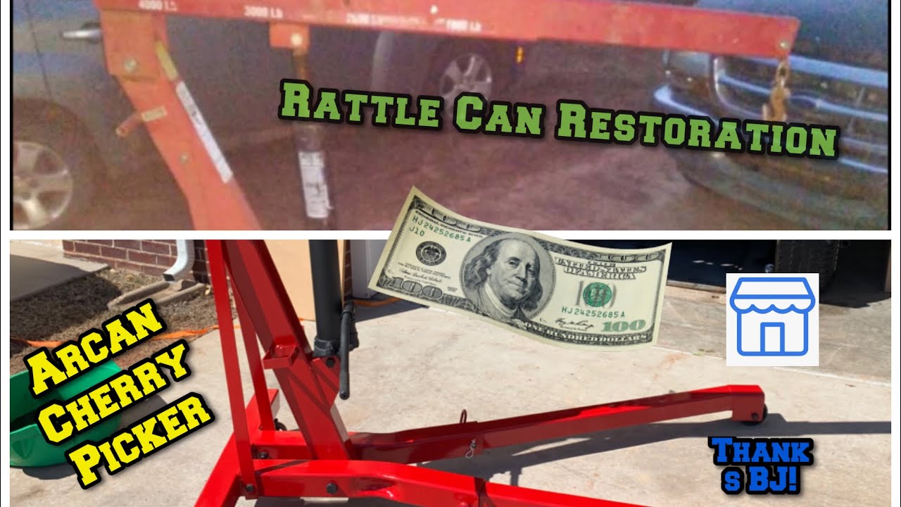 Rattle Can Restoration of Cherry Picker. Arcan Carolina HX-15 4,000 LB ...
