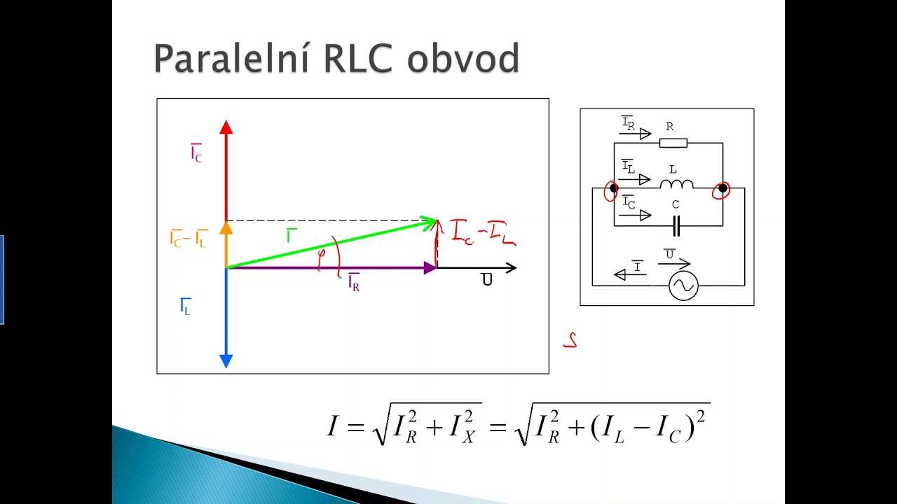 Střídavé obvody - paralelní R-L, R-L-C - YouTube