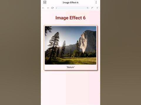 Image Effect 6 | Mini Program | Web Suite Mini Program | Web Development Mini Program - YouTube