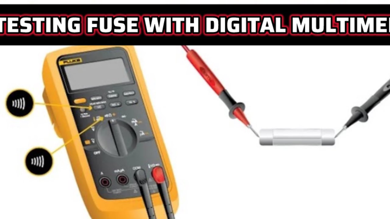 How to Test a Fuse Using Digital Multimeter | Fluke87 V - YouTube