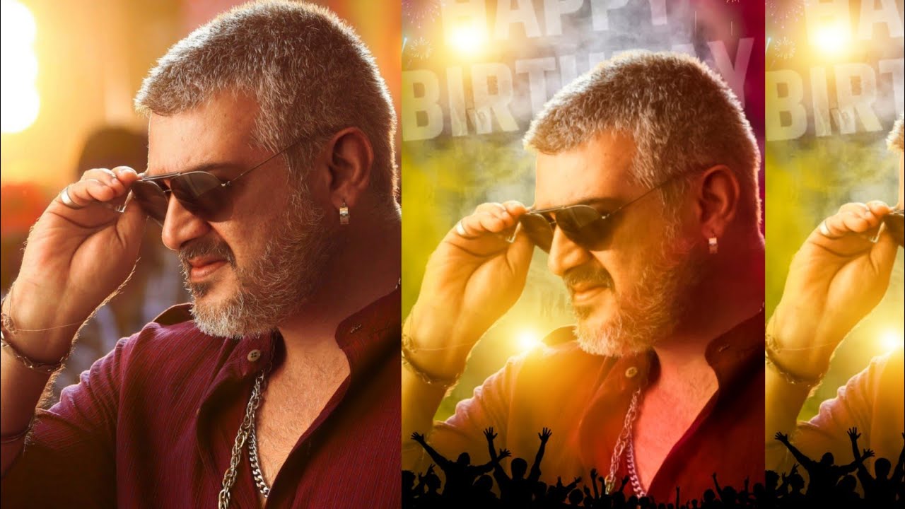 🤘thala ajith happy Birthday photo editing in PicsArt 2021May 1 # ...