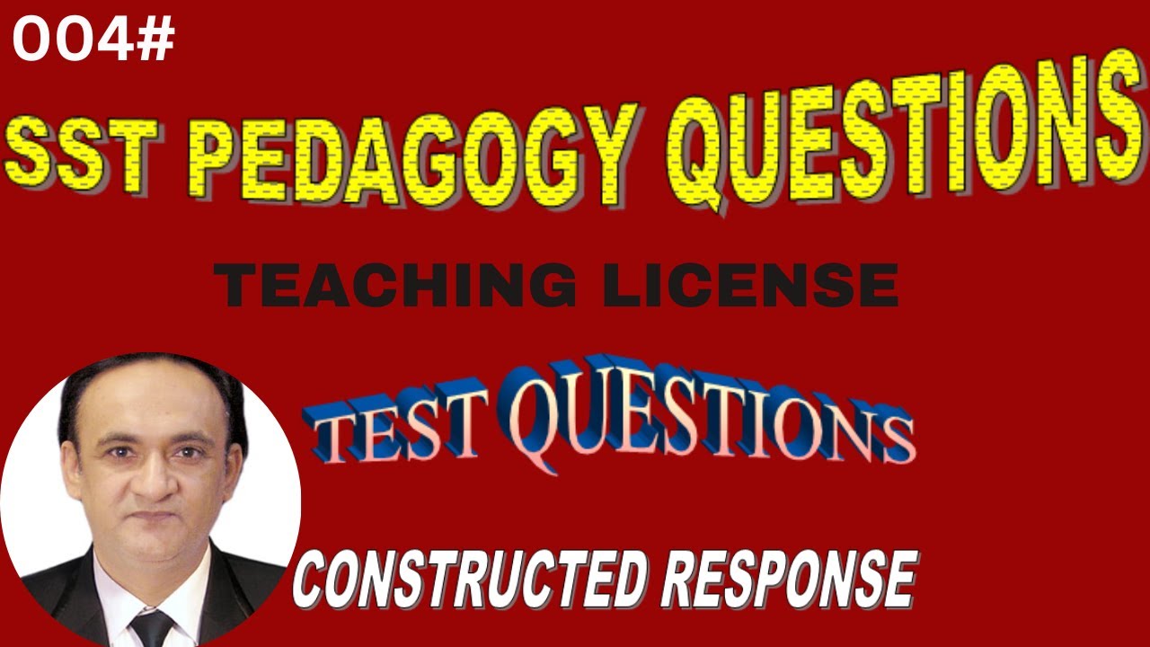 004# SST PEDAGOGY QUESTIONS| TEACHING EXAM FOR TEACHER - YouTube