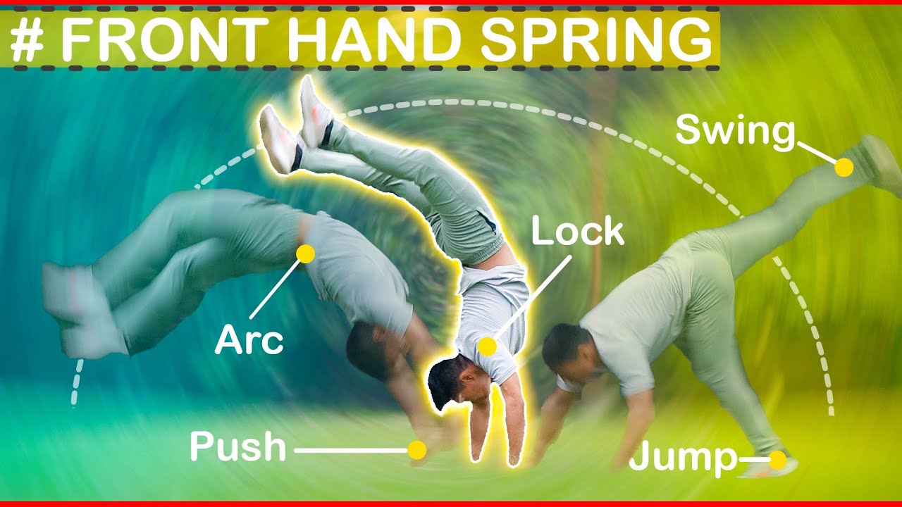 Learn Front hand spring step by step | basic to advance flip course | - YouTube