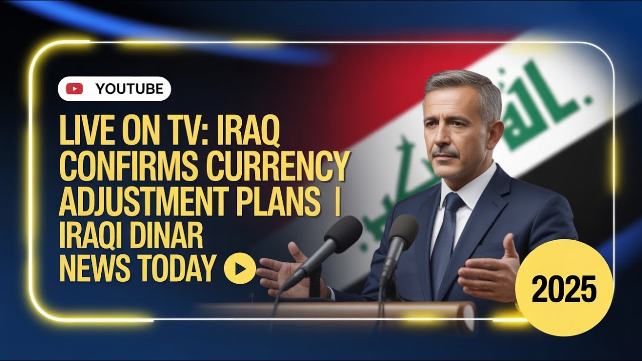 LIVE on TV: Iraq Confirms Currency Adjustment Plans | Iraqi Dinar News ...