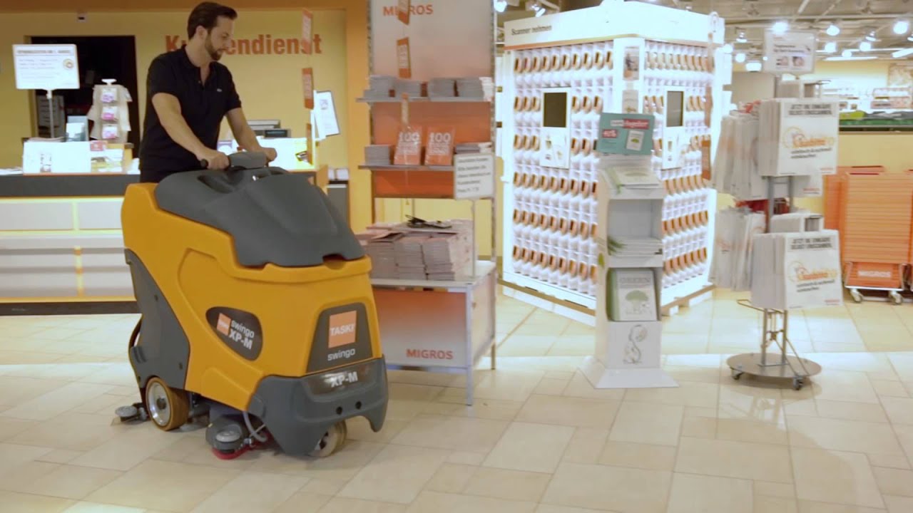 TASKI swingo XP M & R - YouTube