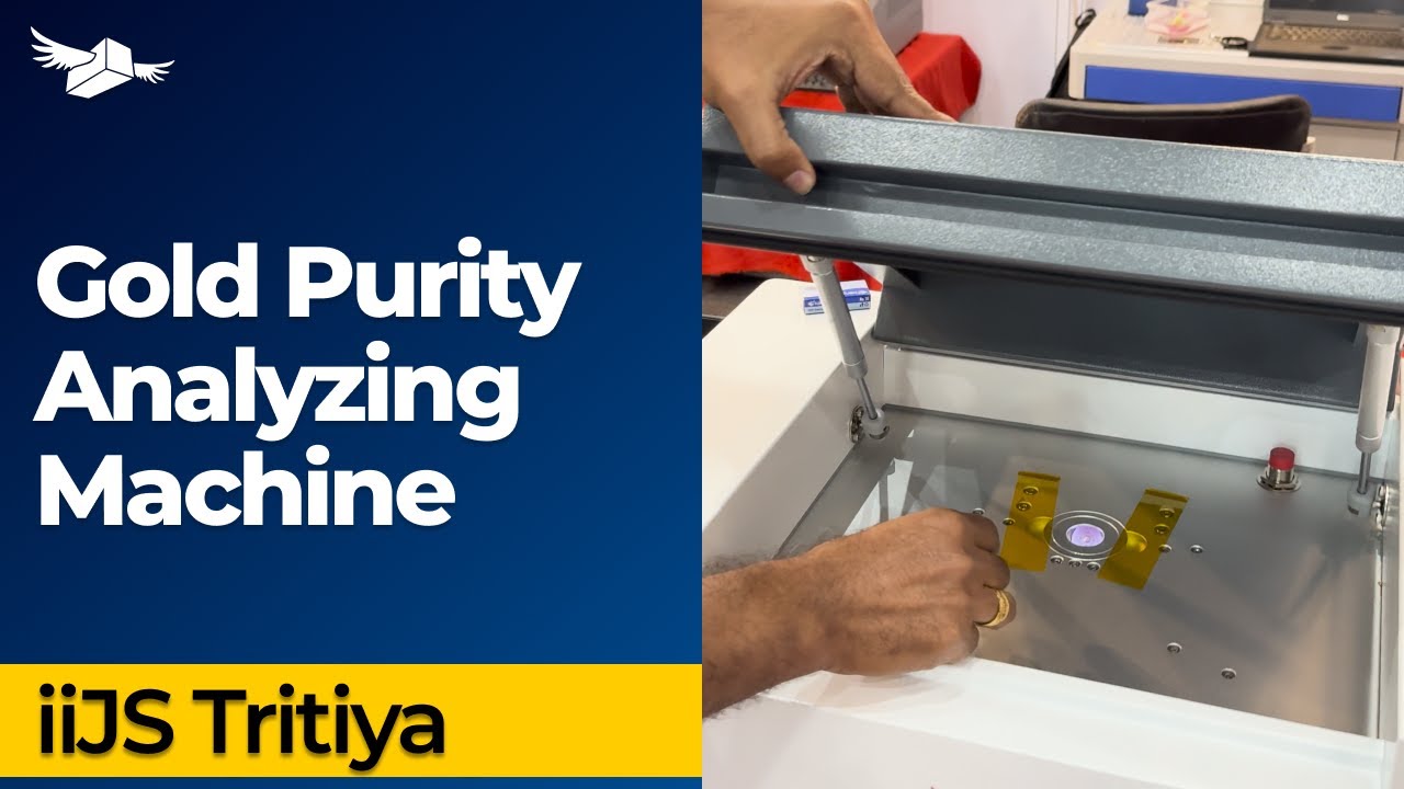 Lada Gold Purity Analyzer Machine | iiJS Tritiya 2024 - YouTube
