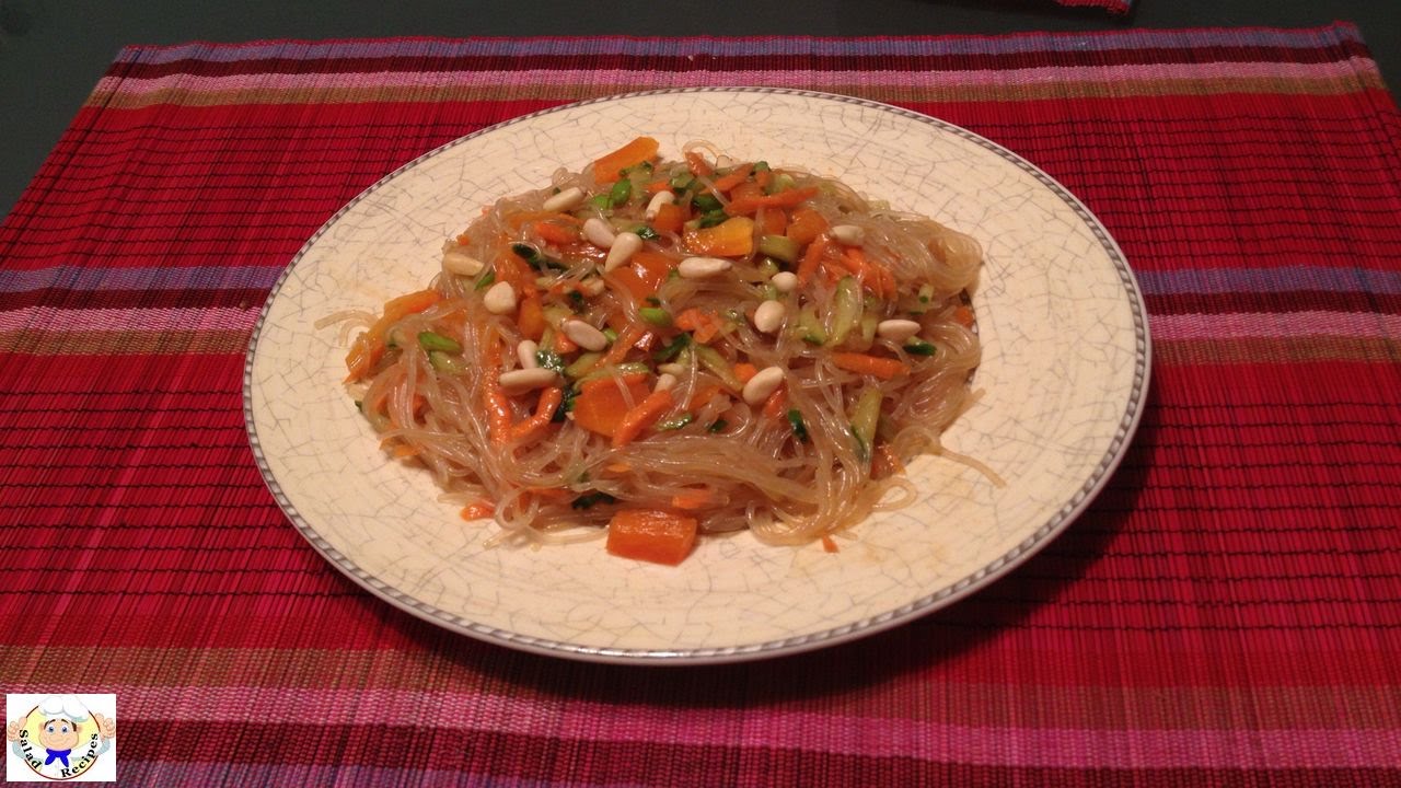 Cellophane noodles with vegetables - YouTube