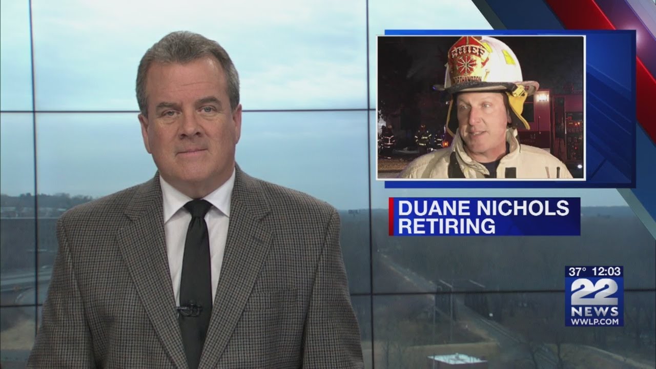 Northampton Fire Chief retires after 32 years - YouTube
