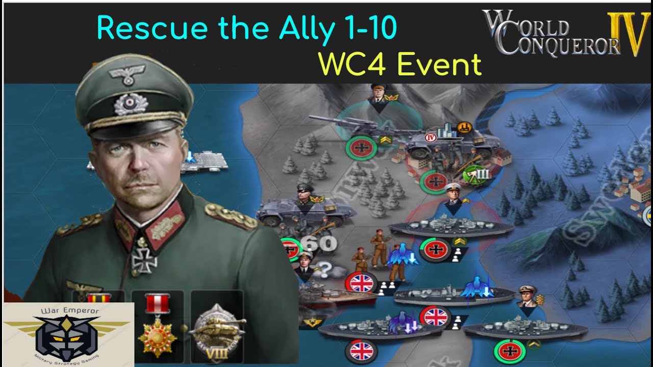 WC4 World Conqueror 4: Event Challenge!! Rescue the ally Normal 1-10 ...