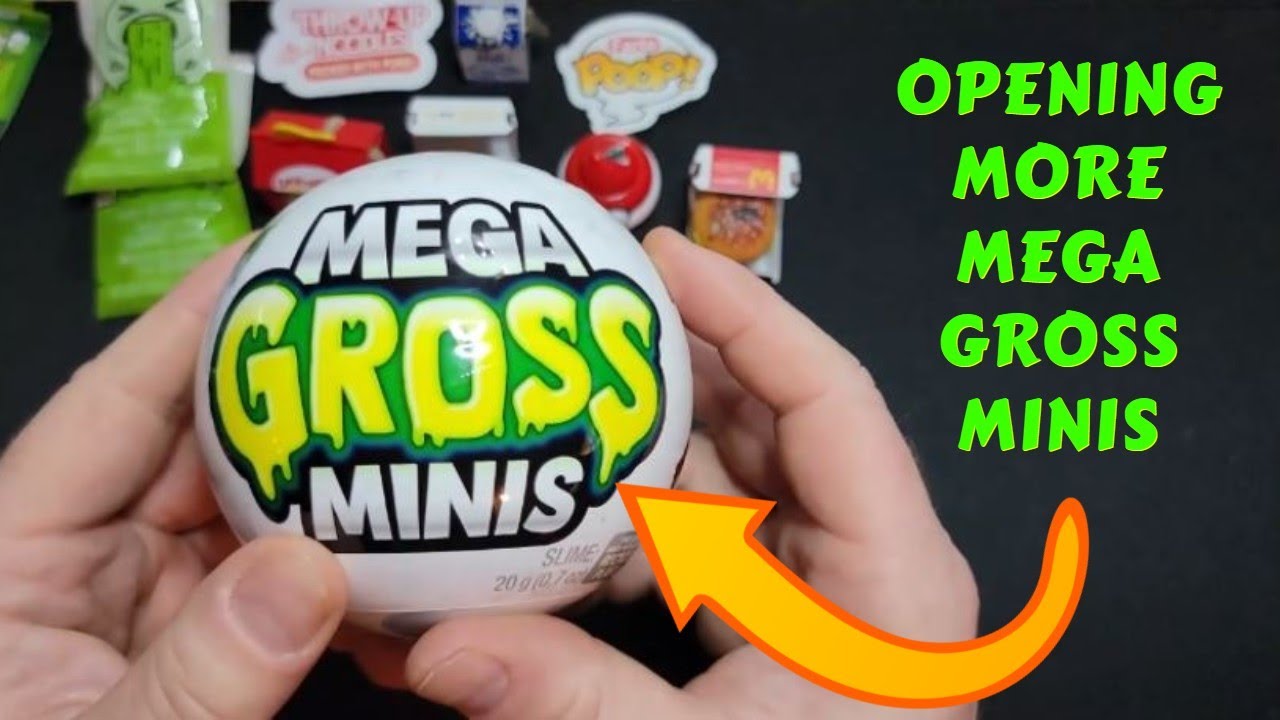 MEGA GROSS mini BALLS More Gross Toys to Unpack! - YouTube