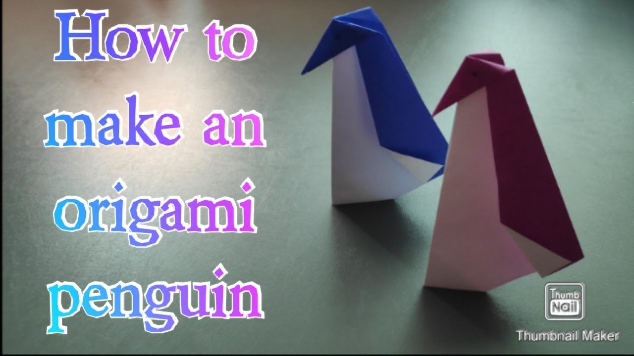 How To Make An Origami Penguin Easy Tutorial YouTube How To Make An Origami Penguin Easy Tutorial YouTube