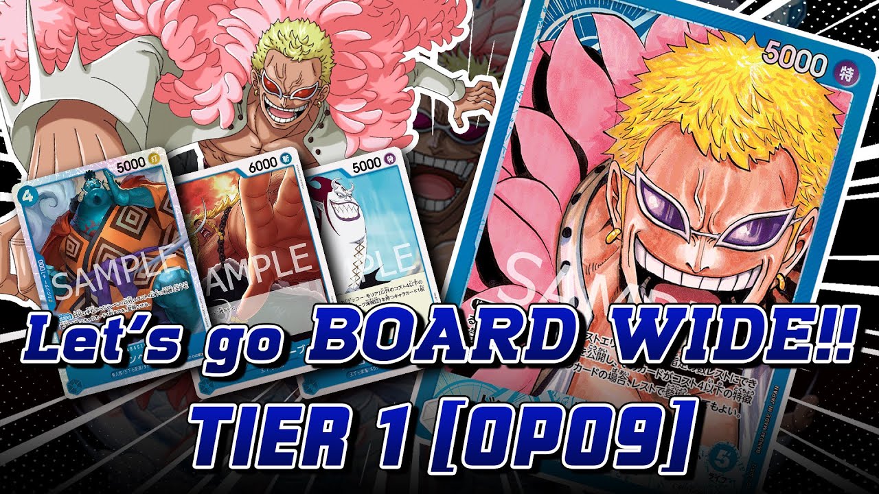 [OP09] Blue Doflamingo! INSANE SPAMMING CHARACTERS! [OPTCG SIM] - YouTube