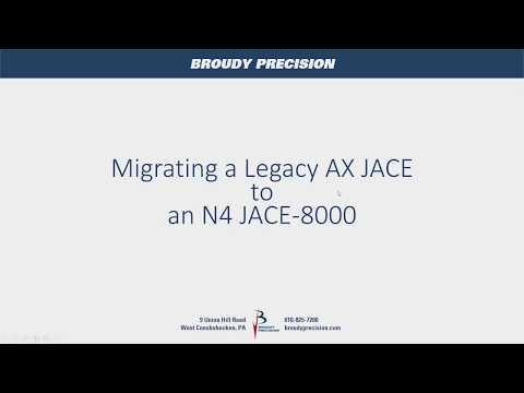 Protect your IoT assets by migrating an Existing AX Jace to a Jace 8000 ...