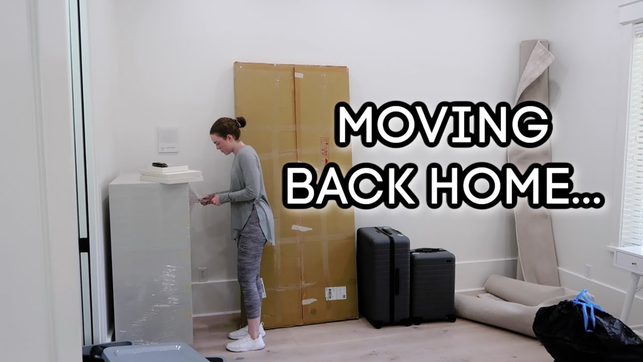 VLOG: Moving Back in With My Parents... - YouTube