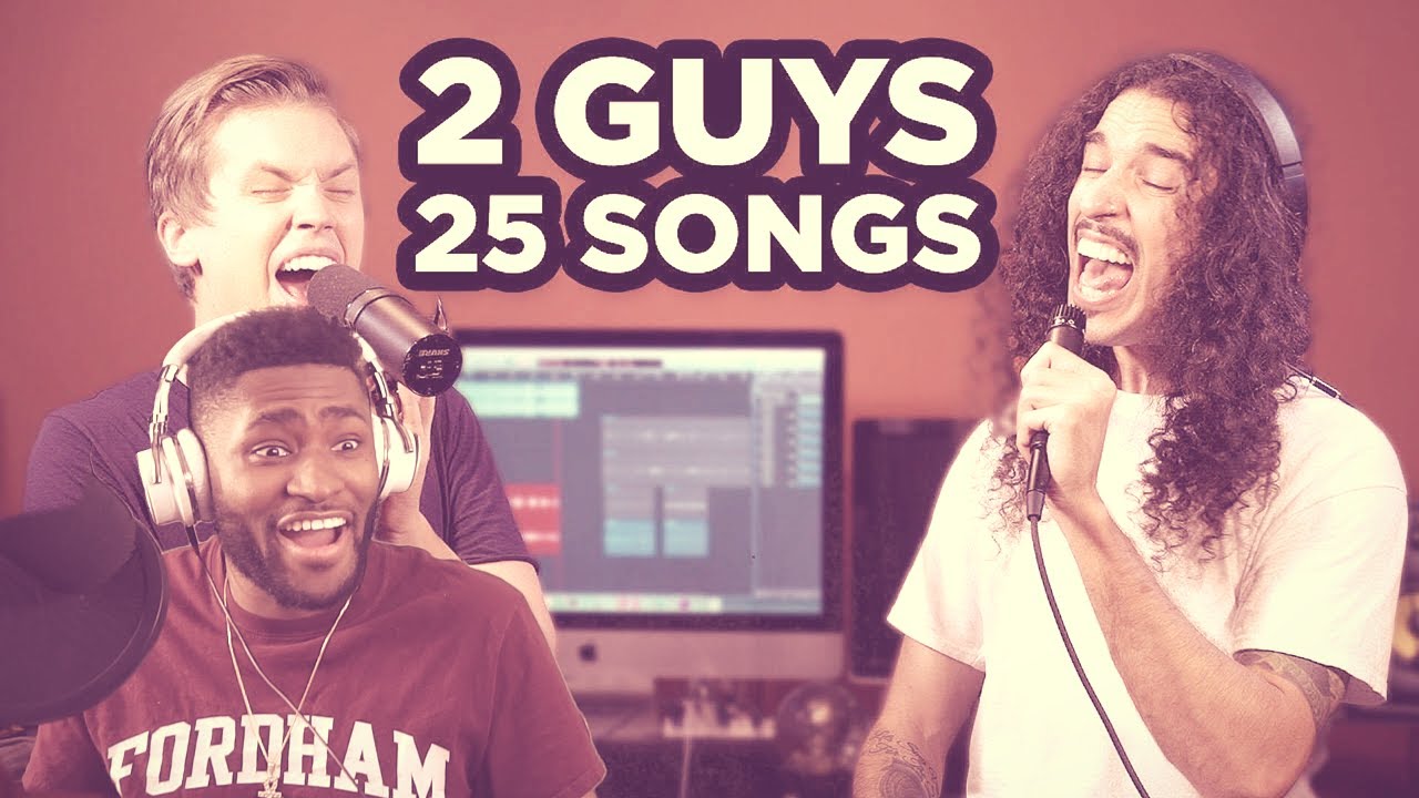 THIS DUO IS LETHAL!!!! 2 Guys, 25 Songs (SING OFF vs. Ten Second Songs ...