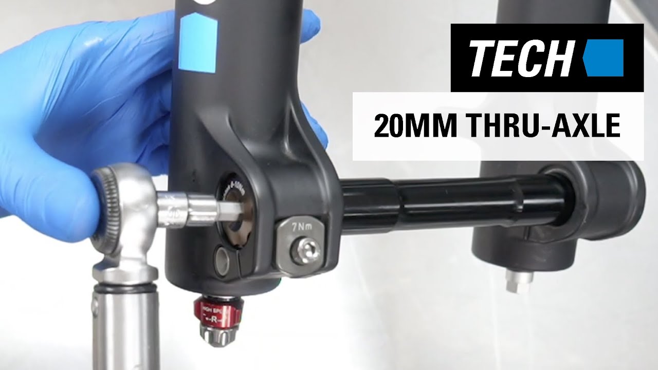 HOW TO USE 20MM THRU AXLE - YouTube