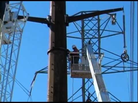 Henkels & McCoy - 230 kV Transmission Tower - YouTube