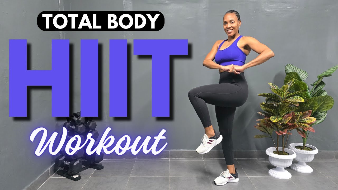 "FAT-BURNING" - TOTAL BODY HIIT WORKOUT - 14 MINUTES #fitness, # ...