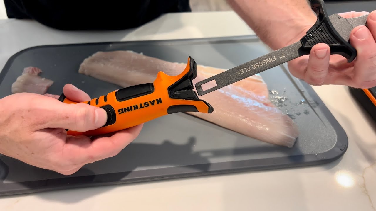 KastKing Interchangeable 4-Blade Fillet Knife Kit: 4 Stainless Blades ...